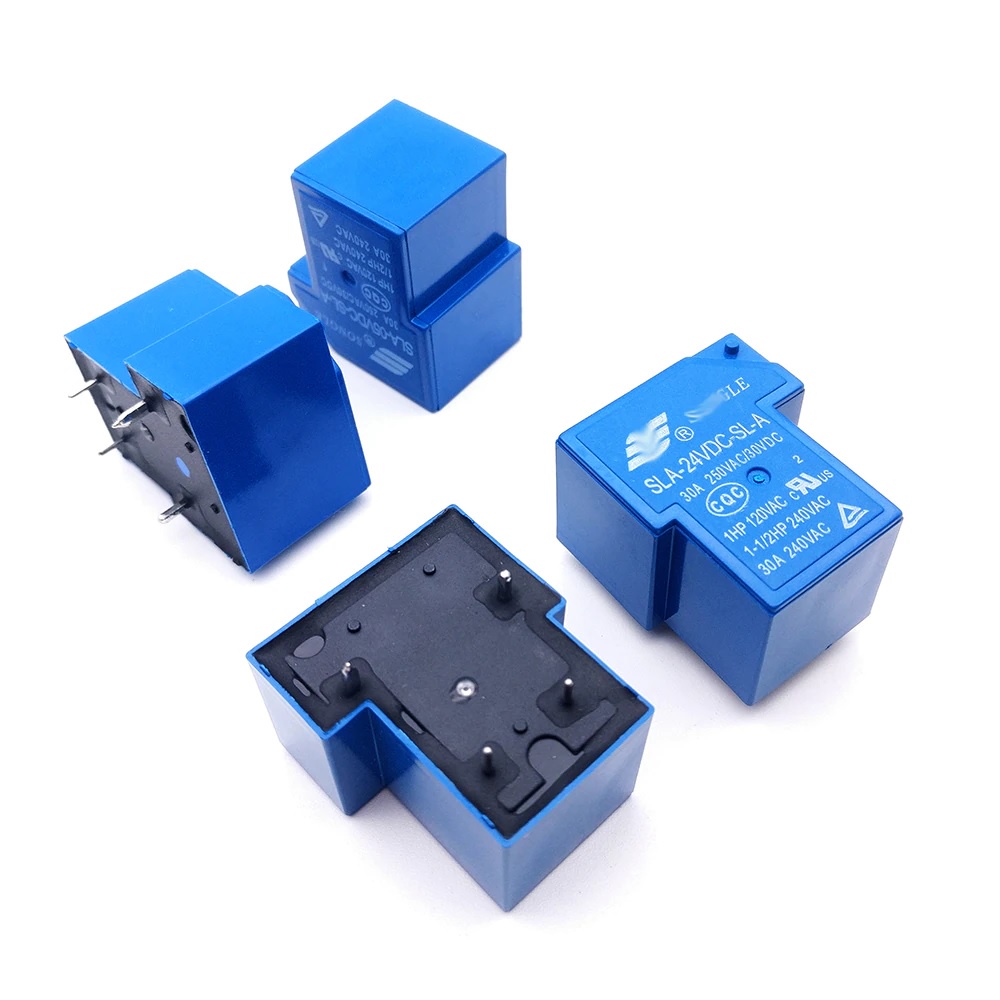 1PC SLA-24VDC-SL-A 4 Pins SONGLE Power Relay 24V DC SLA 30A Switching 4 ...