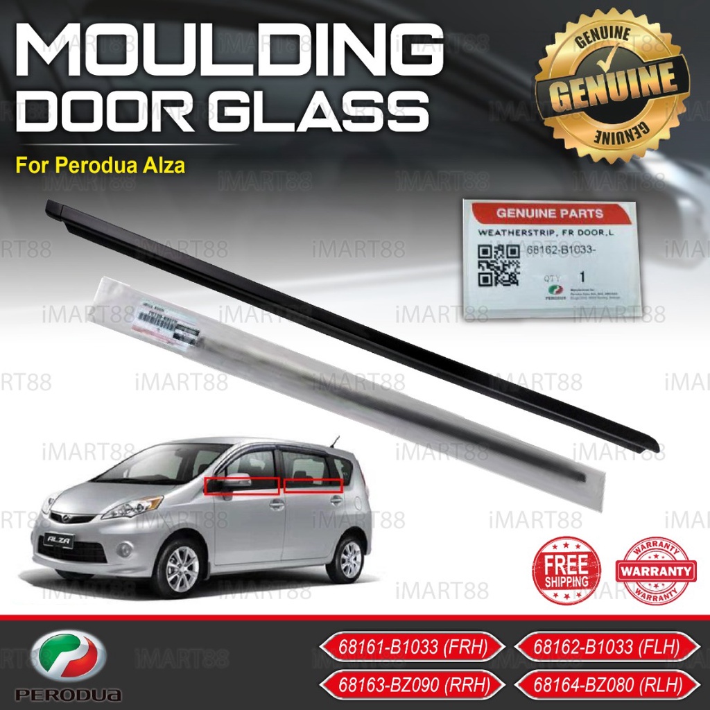 PERODUA ALZA GLASS DOOR MOULDING SEAL RUBBER OUTER STRIP WINDOW GETAH ...