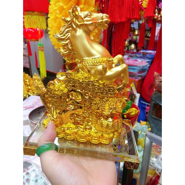 fengshui horse taas paa stand cystal | Shopee Philippines
