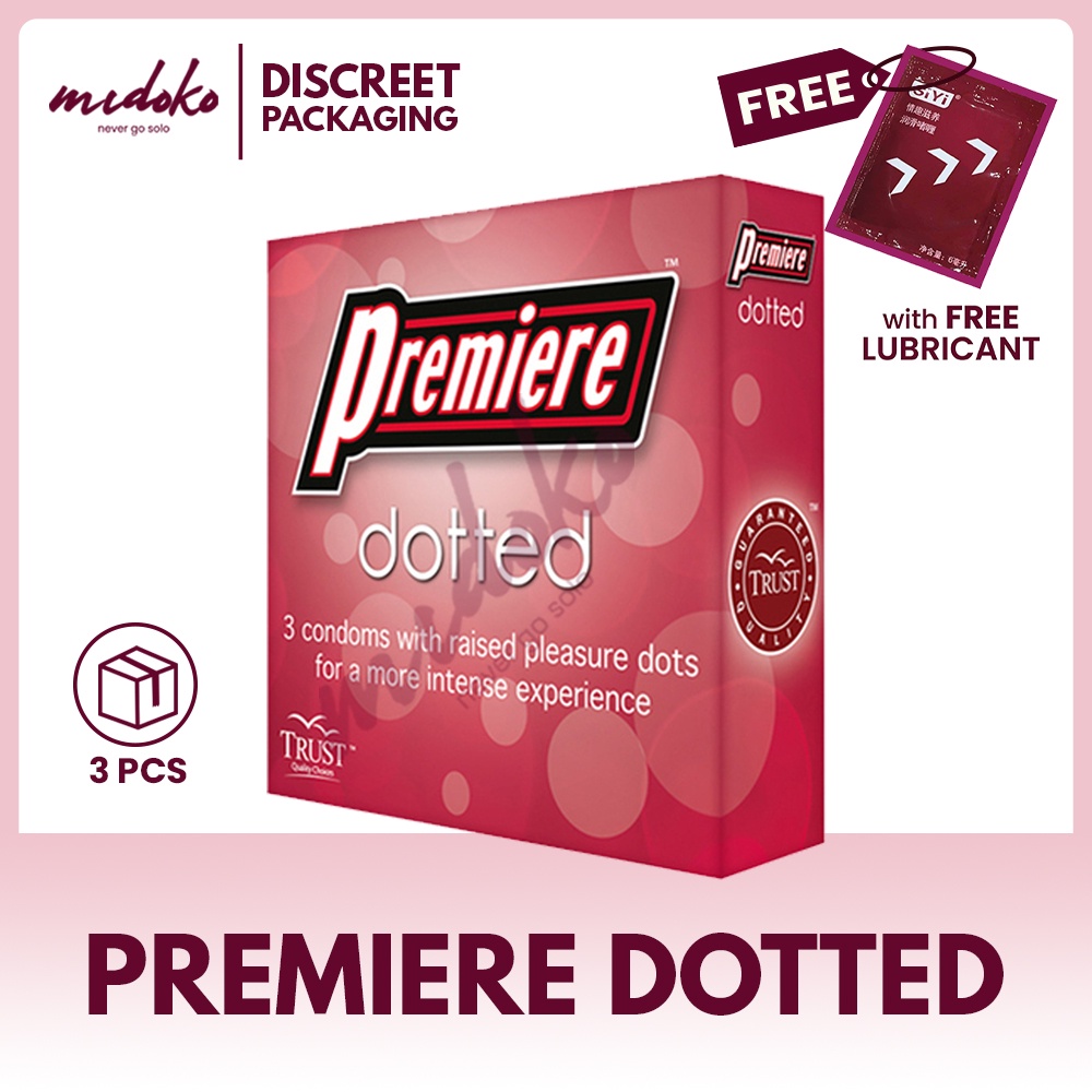 Midoko Premiere Dotted Condoms - 3s | Shopee Philippines