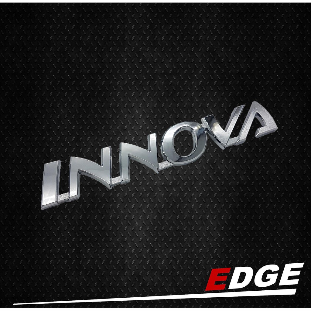 Emblem - INNOVA - Chrome - 2.7x18cm // toyota adhesive ready sticker ...