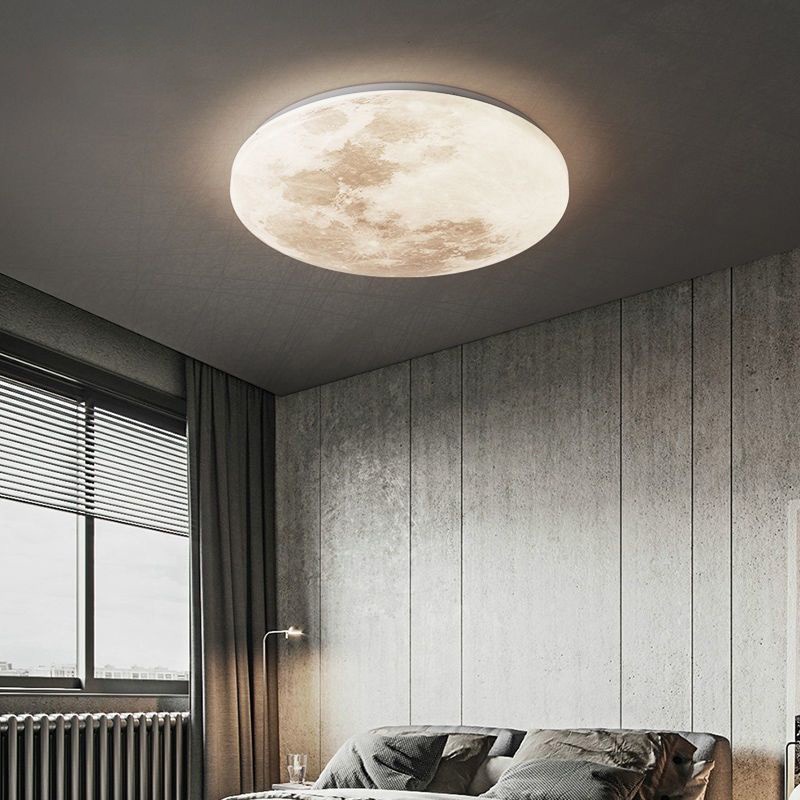 AIMI Nordic Modern Moon Ceiling Lamp Led Bedroom Center Light Ceiling ...