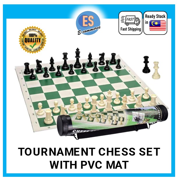 Tournament Chess Set / Foldable Mat Chess Set | Shopee Philippines