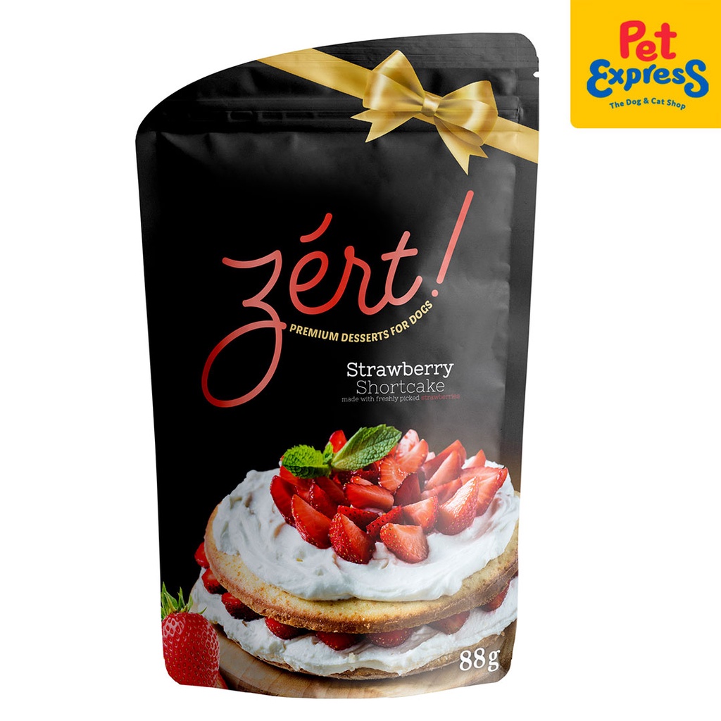 Zert Strawberry Shortcake Dog Treats 88g | Shopee Philippines