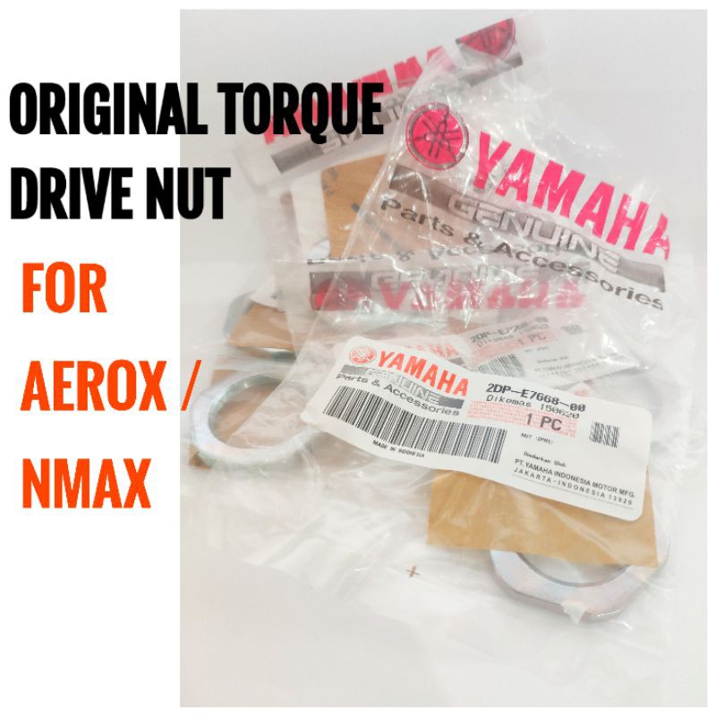 ORIGINAL TORQUE DRIVE NUT FOR AEROX / NMAX (sold per piece) | Shopee ...