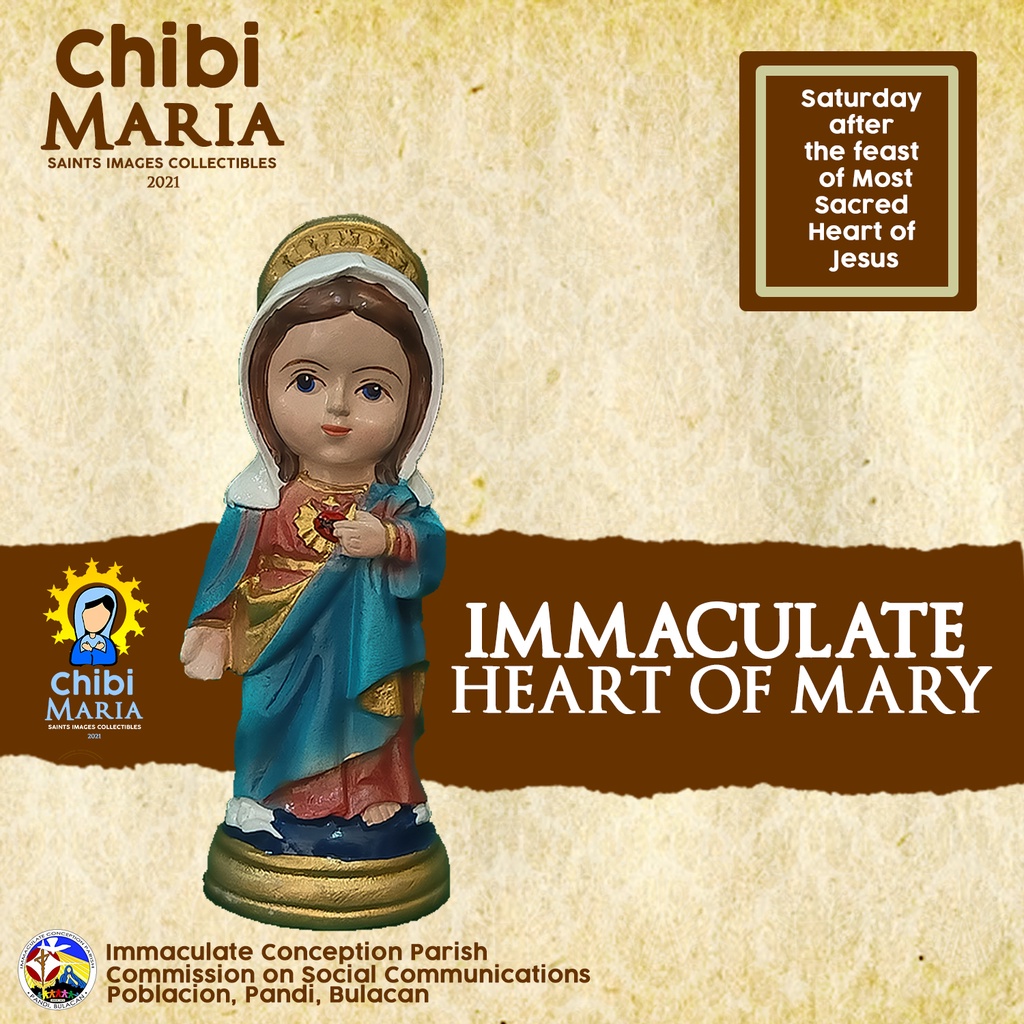 Chibi Saint - Immaculate Heart of Mary | Shopee Philippines