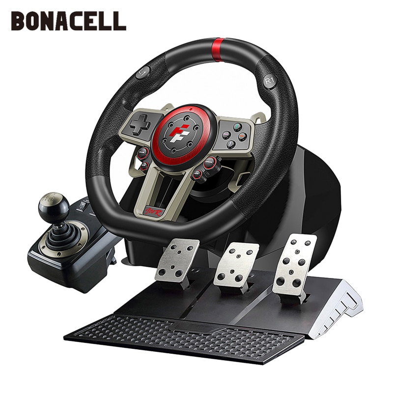 900° racing games steering wheel computer learning car simulation ...