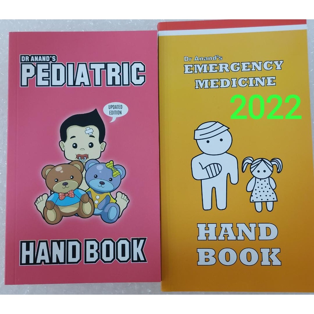 DR. ANAND'S Emergency Medicine Handbook 2022 + Dr Anand's Pediatric ...