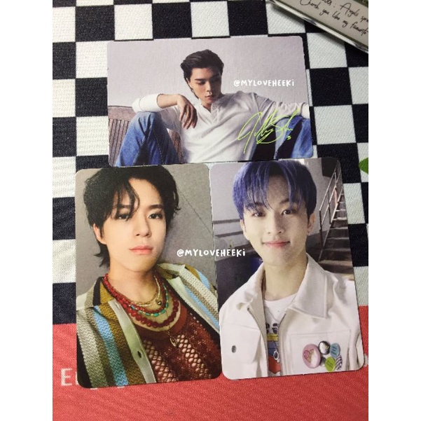 Nct photocard johnny mark jeno ygm jewel case hot sauce nature republic ...