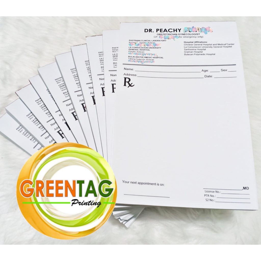 Prescription Pad /RX Pad | Shopee Philippines