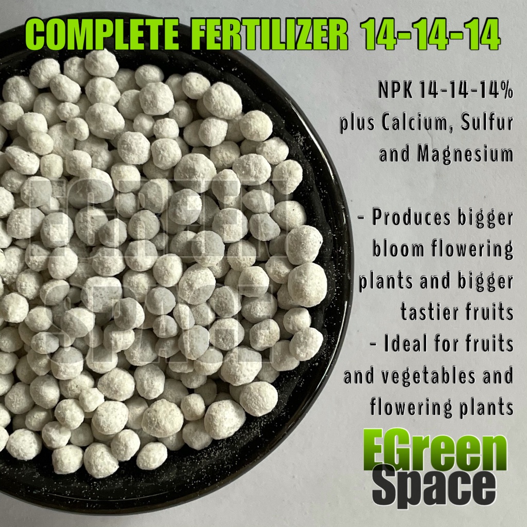 COMPLETE PLANT FERTILIZER with 14-14-14 (1KILO) GRAY | Shopee Philippines
