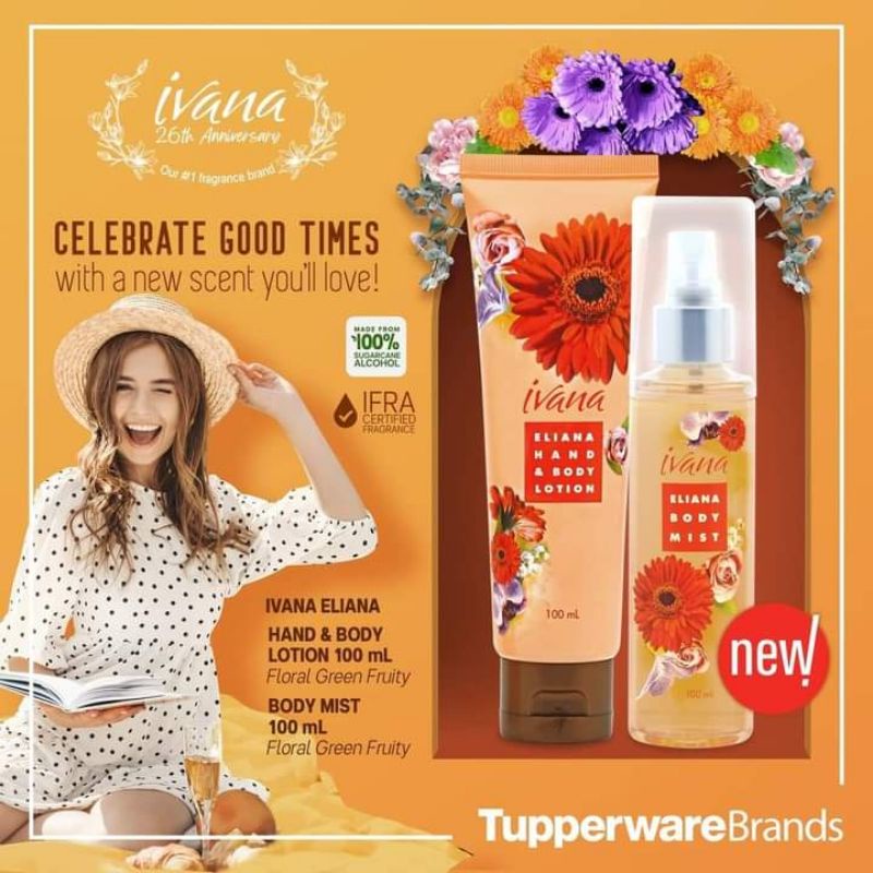 IVANA BODY MIST AND HAND AND BODY LOTION 100ml SET | Shopee Philippines