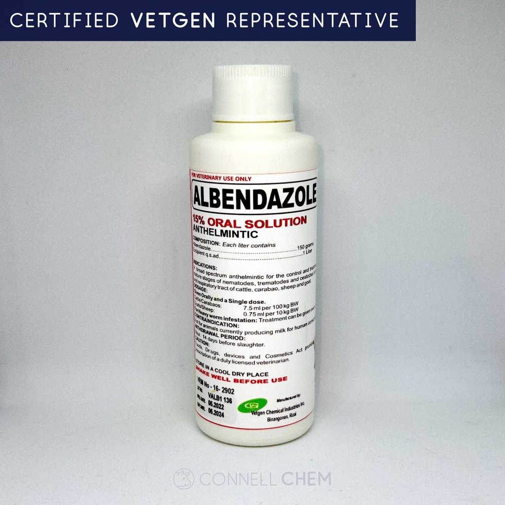 Albendazole for Animals | 120mL | Oral Solution | Vet Product | Vetgen | Shopee Philippines