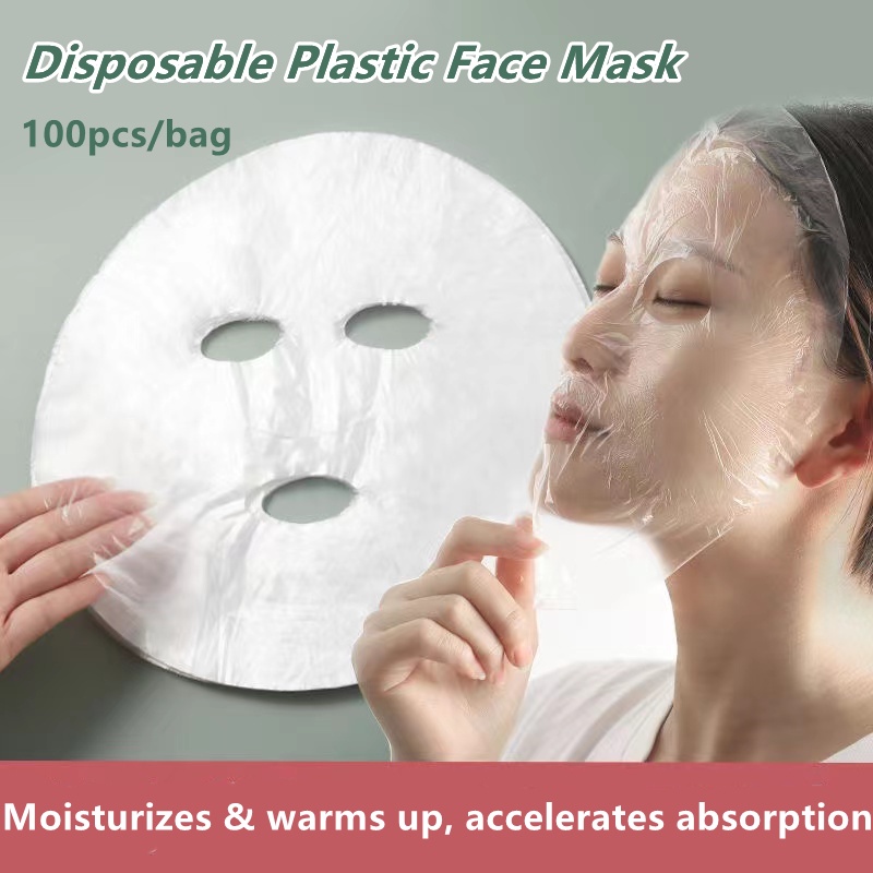 Disposable plastic wrap face mask plastic mask mask moisturizing ...