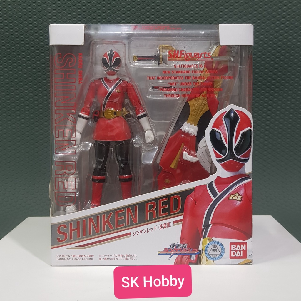 (Ready Stock - Real Images) Bandai SHF Shinken Red Woman Series Super ...
