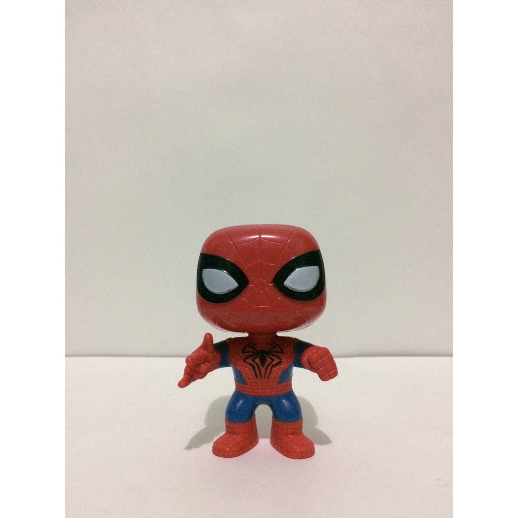Pvc Rubber Spiderman Chibi Action Figure | Shopee Philippines