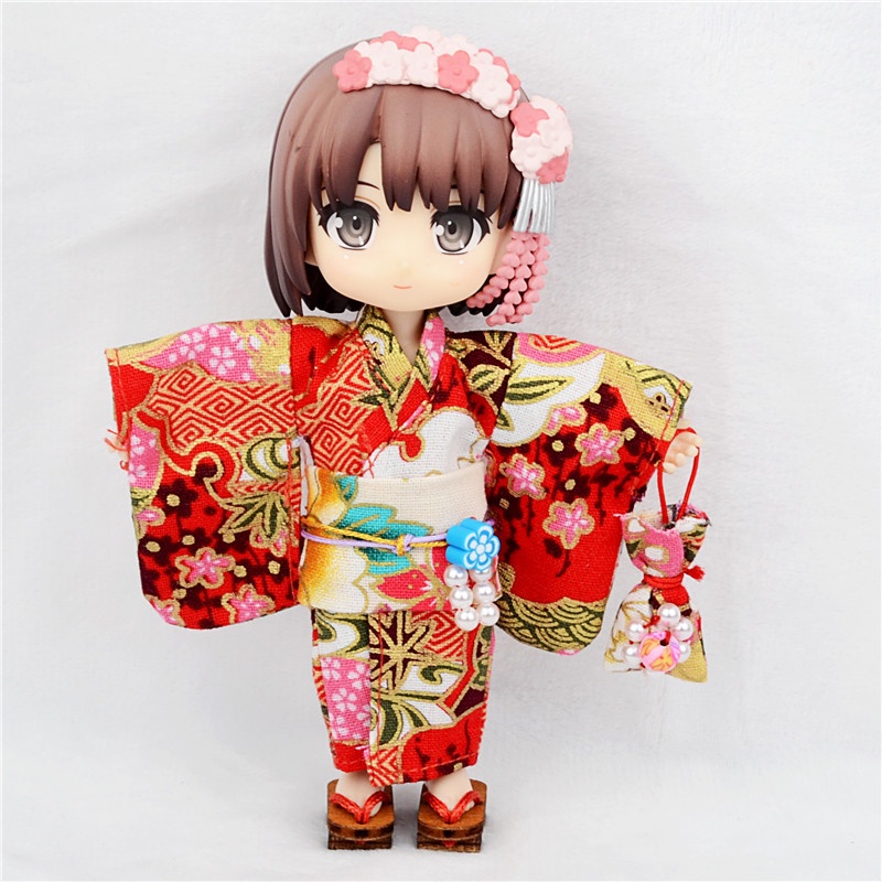 Ob11 Baby Clothes Japanese Women's Kimono 12 Points BJD Gsc Clay Head ...