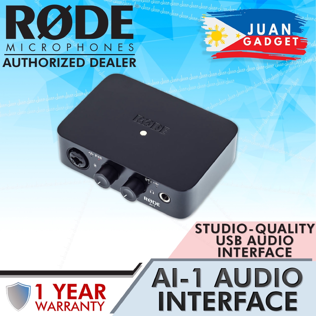 Rode AI-1 Studio-Quality USB Audio Interface | JG Superstore | Shopee ...
