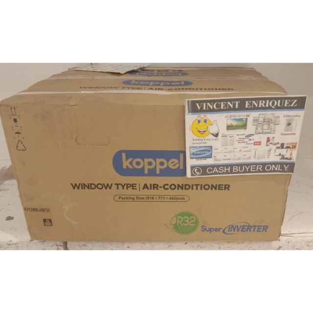 Koppel FULL INVERTER remote window type aircon 1hp 1.5hp | Shopee ...
