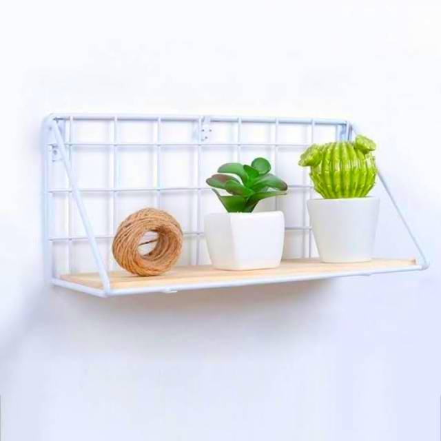 HITAM Radit Wall Mounted Shelf, Black Radit 45 Bookshelf Organizer ...