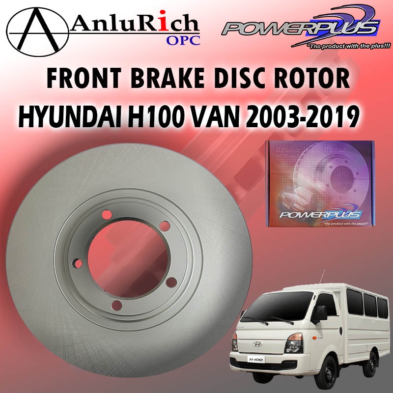 Front Brake Disc Rotor for Hyundai H100 Van 2003-2019 Powerplus PRD ...