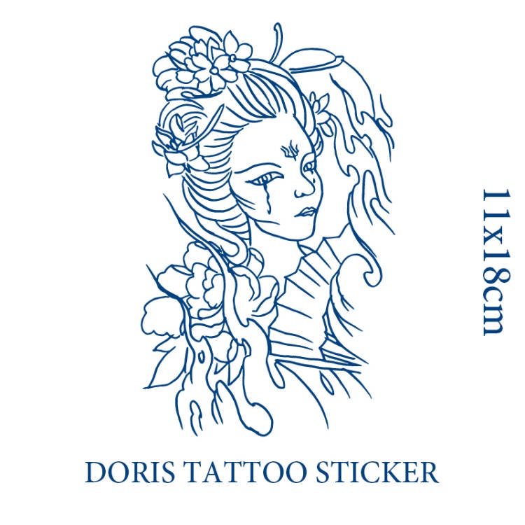 Temporary Tattoo Magic Tattoo Sticker Waterproof Long Lasting 15 days ...