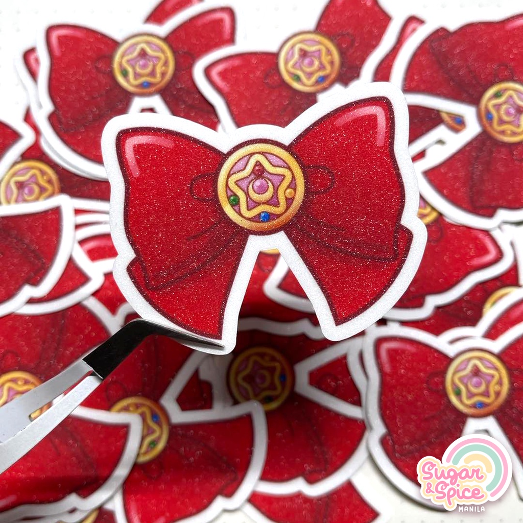 Sailor Moon BUNNY RED RIBBON Die Cut Sticker | Shopee Philippines
