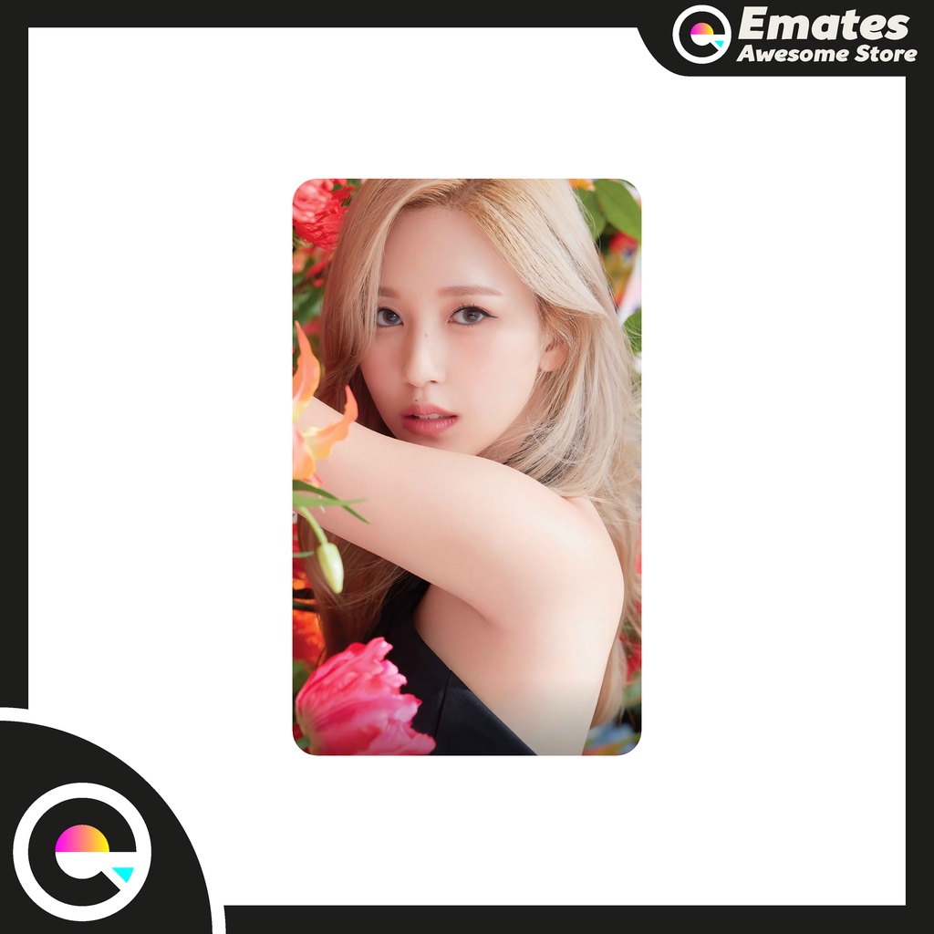 Photocard twice Eyes Wide Open Tzuyu momo Nayeon Sana Jeongyeon Jihan Mina Dahyun chaeyoung ...