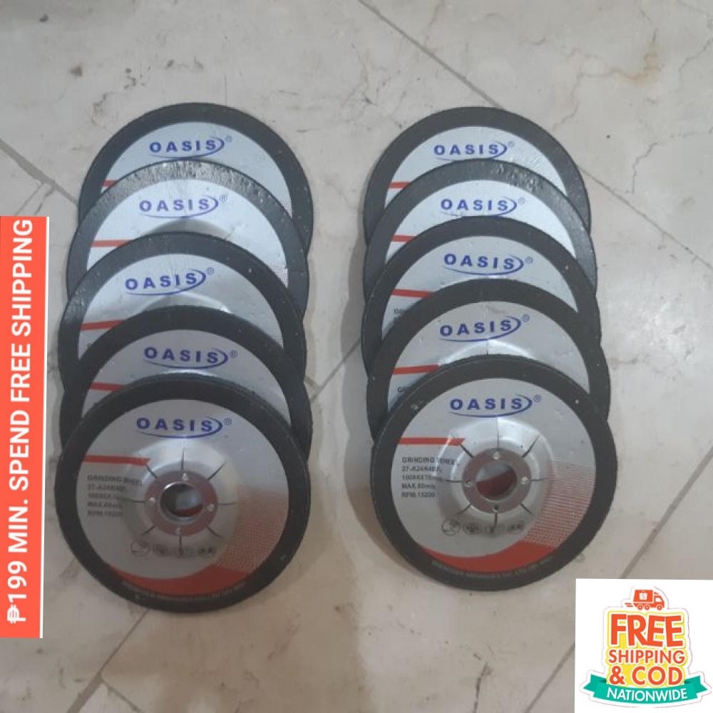 Oasis Grinding Disc 4" (10 pcs set) for Metal / Nova Bull Grinding ...