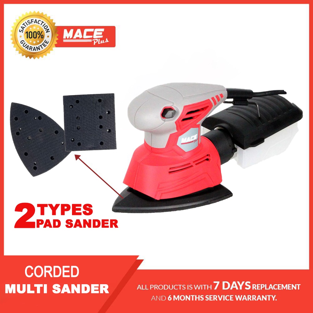 Mace Plus MT-MS150 150W Electric Multi Sander Finishing Sanding Tools ...