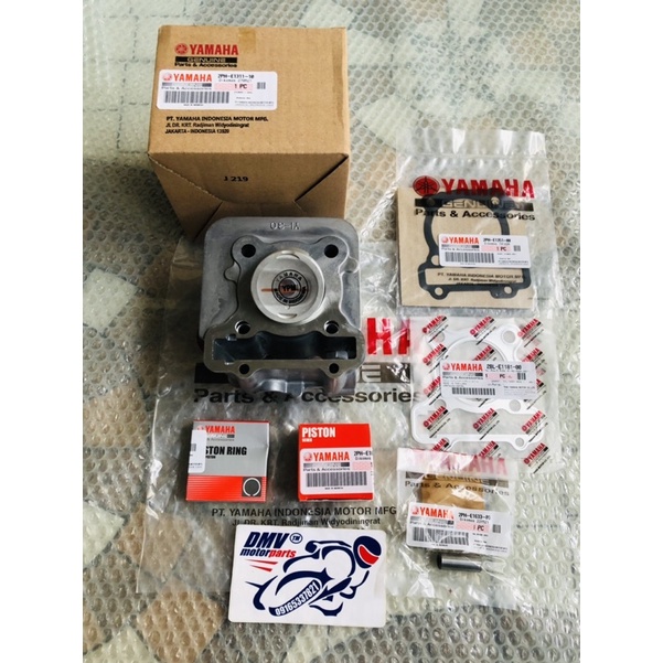Yamaha Genuine Cylinder Block Set STANDARD for Mio i 125 (M3) Mio Soul ...