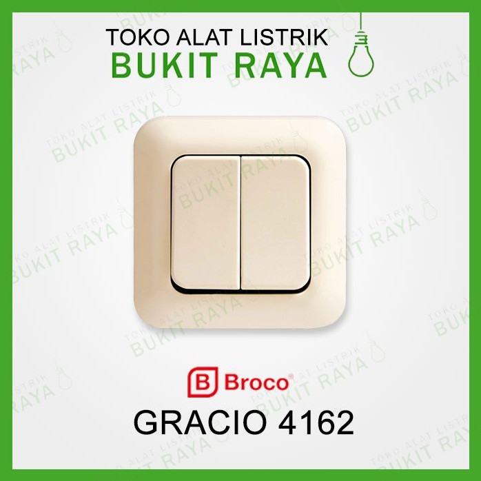 4162 Broco Gracio Double Switch Series Switch | Shopee Philippines