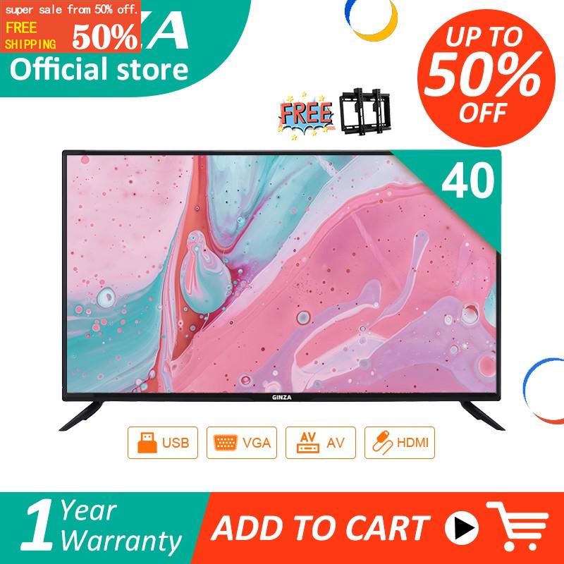 Free Bracket GINZA 40 INCH LED TV SMART TV Flat screen frameless ultra-slim led tv GINZA40BB ...