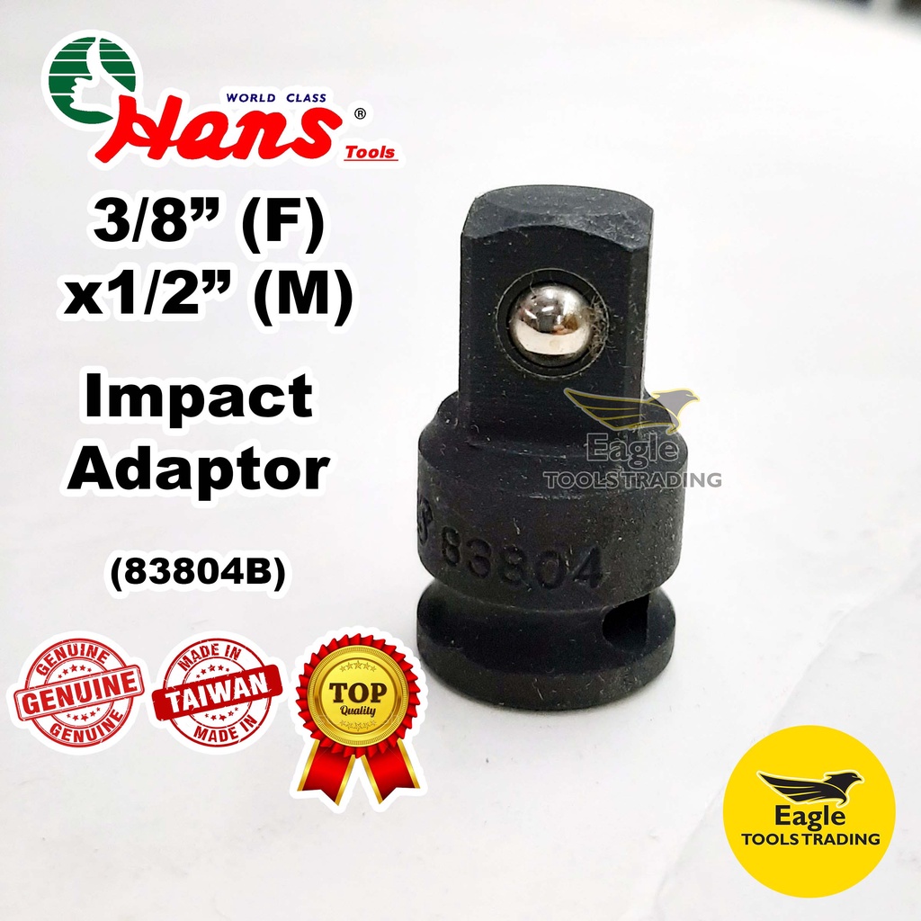 Hans Impact Adaptor 3/8 inch Female x 1/2 inch Male | 83804B | Shopee ...