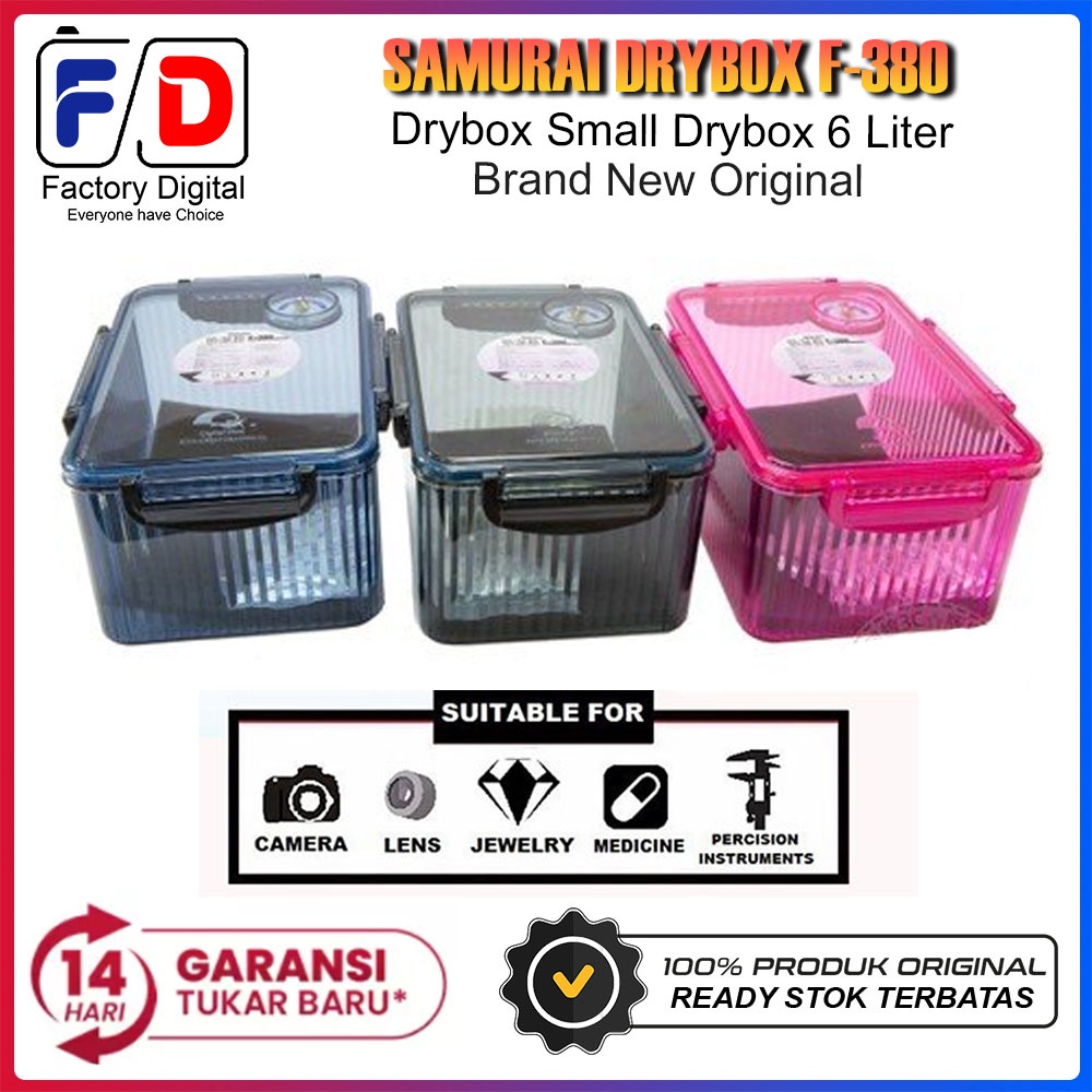 Samurai Dry Box F-380 F380 6 Liter Dry Box - Small Dry Box | Shopee ...