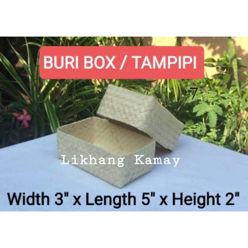 Likhang Kamay Native Tampipi Buri Box Gift Box Packaging Giveaways ...