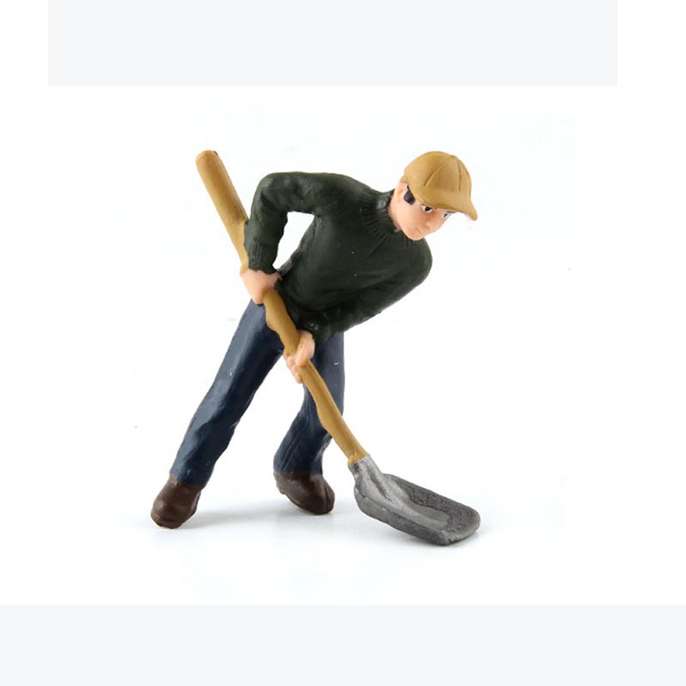 CLEOES 1:25 Scale Farm Human Figure Modern Home Decoration Farmer ...
