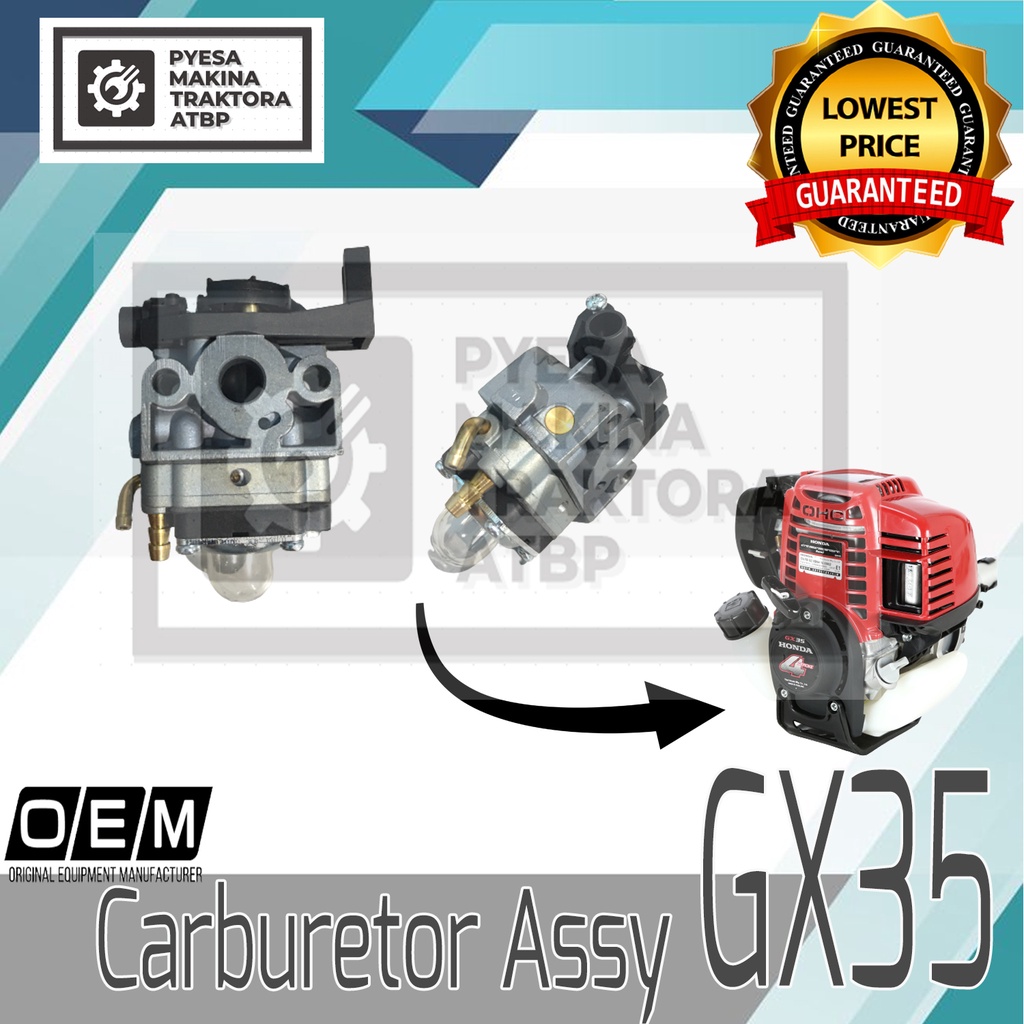 Carburetor assy Gx35 4 Stroke Grass Cutter | Shopee Philippines