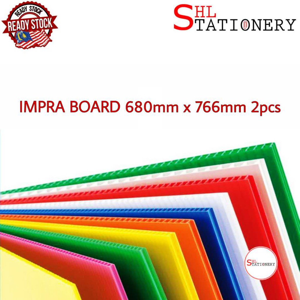 Impra Board 680mm x 766mm (4 pcs) Polyplast Board / PP Straw Board ...
