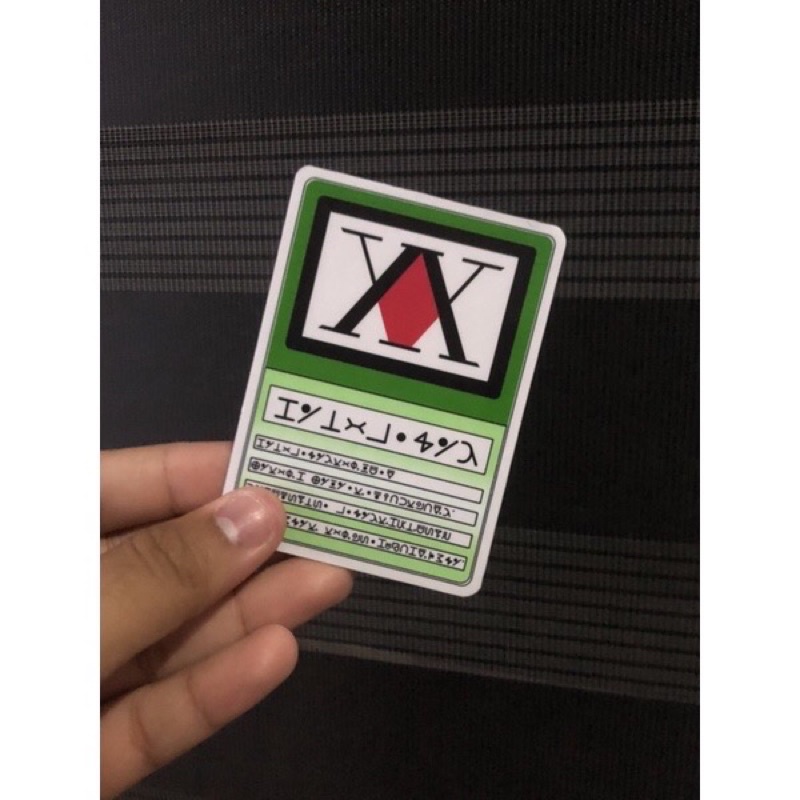 Hunter X Hunter License Card (PVC/ Photocard) | Shopee Philippines