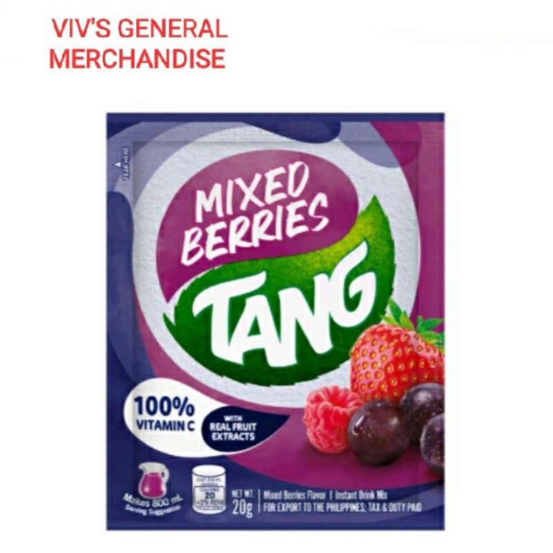 Tang Mixed Berries ( 20grams ) | Shopee Philippines