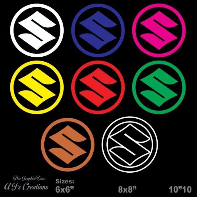 Suzuki Logo Vinyl Sticker | Shopee Philippines