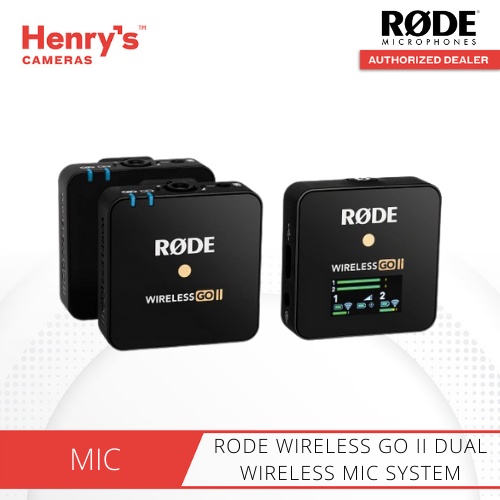Rode Wireless Go II Dual Channel Microphone System Lapel | Shopee ...