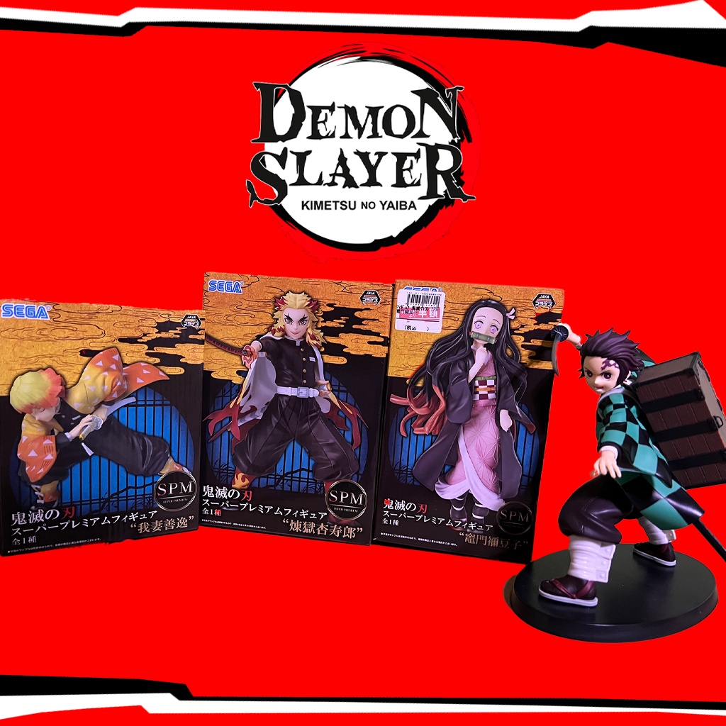 Demon Slayer / Kimetsu no Yaiba - SPM Figure Set: Zenitsu, Rengoku ...