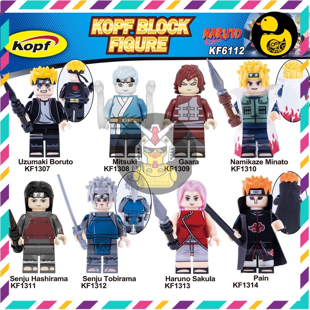 Kf6112 Naruto Figure Boruto Mitsuki Gaara Minato Sakura Pain Hashirama ...
