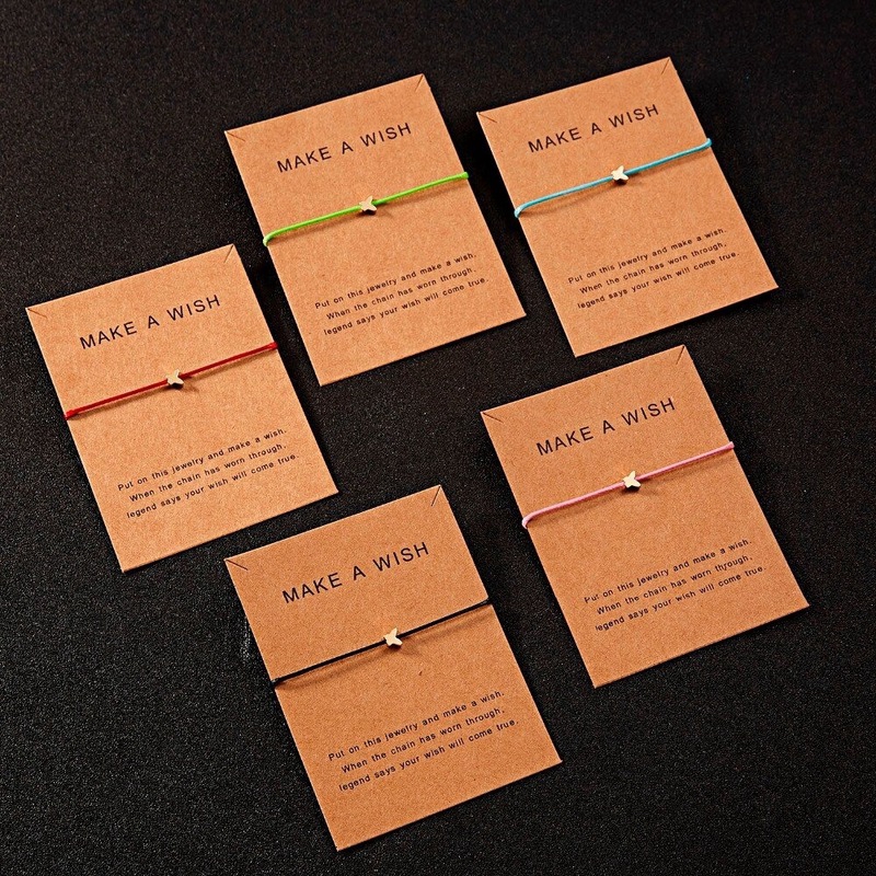 Butterfly bracelet Packaging Card Paper for women children lucky red ...