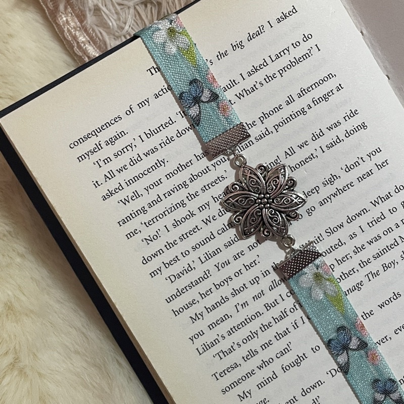 Handmade Elastic Bookmarks | BLOOM in Blue Butterfly | Shopee Philippines