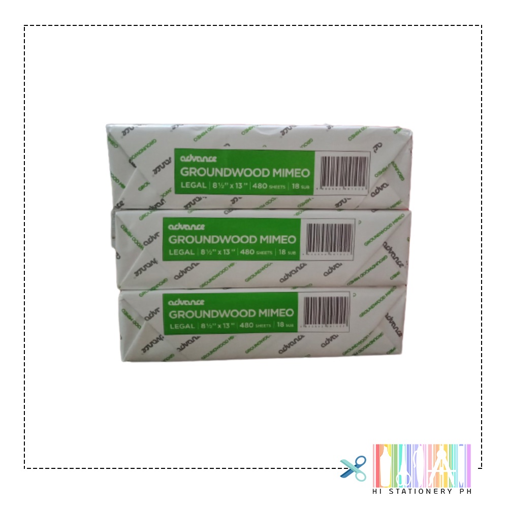 Groundwood Mimeo Paper Sub 18 55GSM | Shopee Philippines
