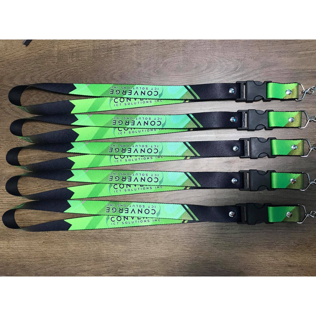 Green Converge ID Lace Sling Lanyard ID Holder no minimum order COD ...