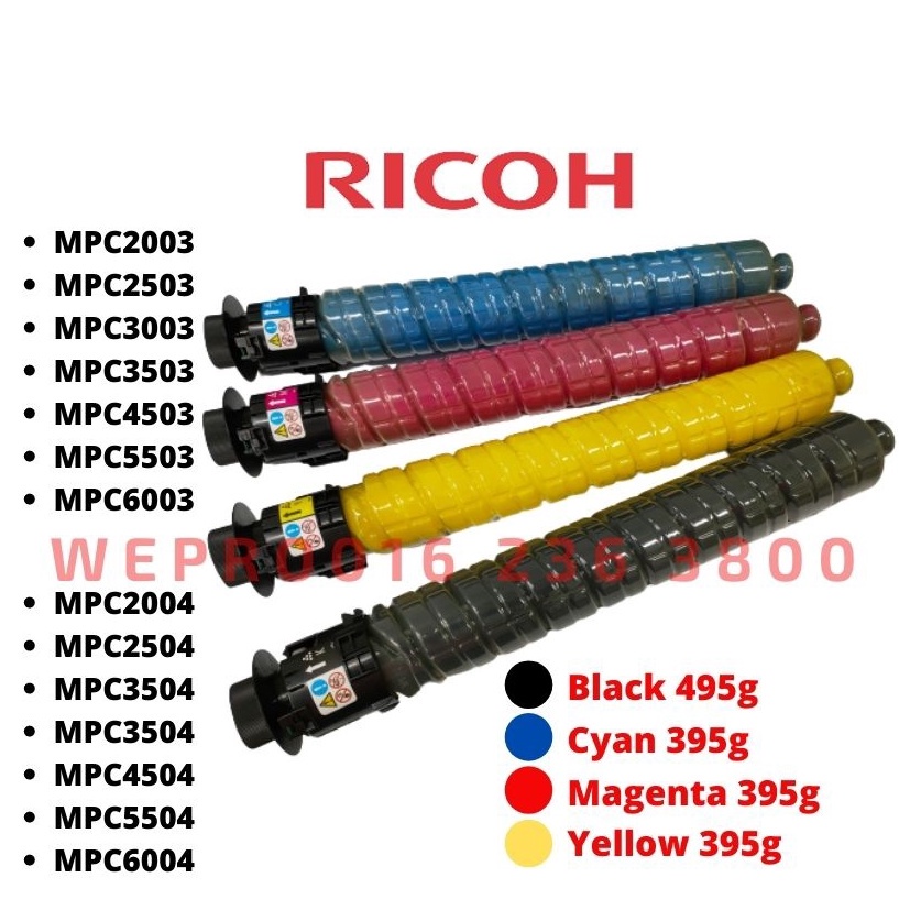 ۞ Ricoh Japan Toner cartridge MPC2003 MPC2503 MPC3003 MPC3503 MPC4503 MPC5503 MPC6003 Compatible ...